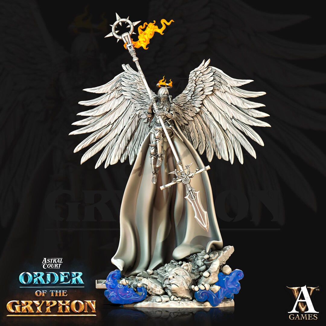 Female Celestial Deva Aasimar, Angel, Solar | 3 Sizes /scales ...