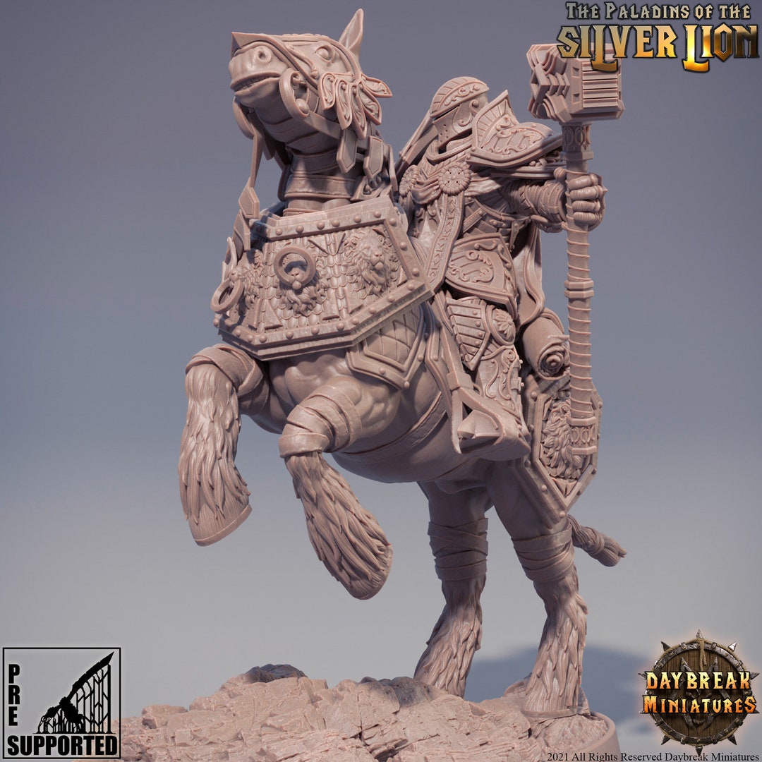 Paladin | Cavalier | Miniature | Heavy Armor | Dungeons and Dragons ...