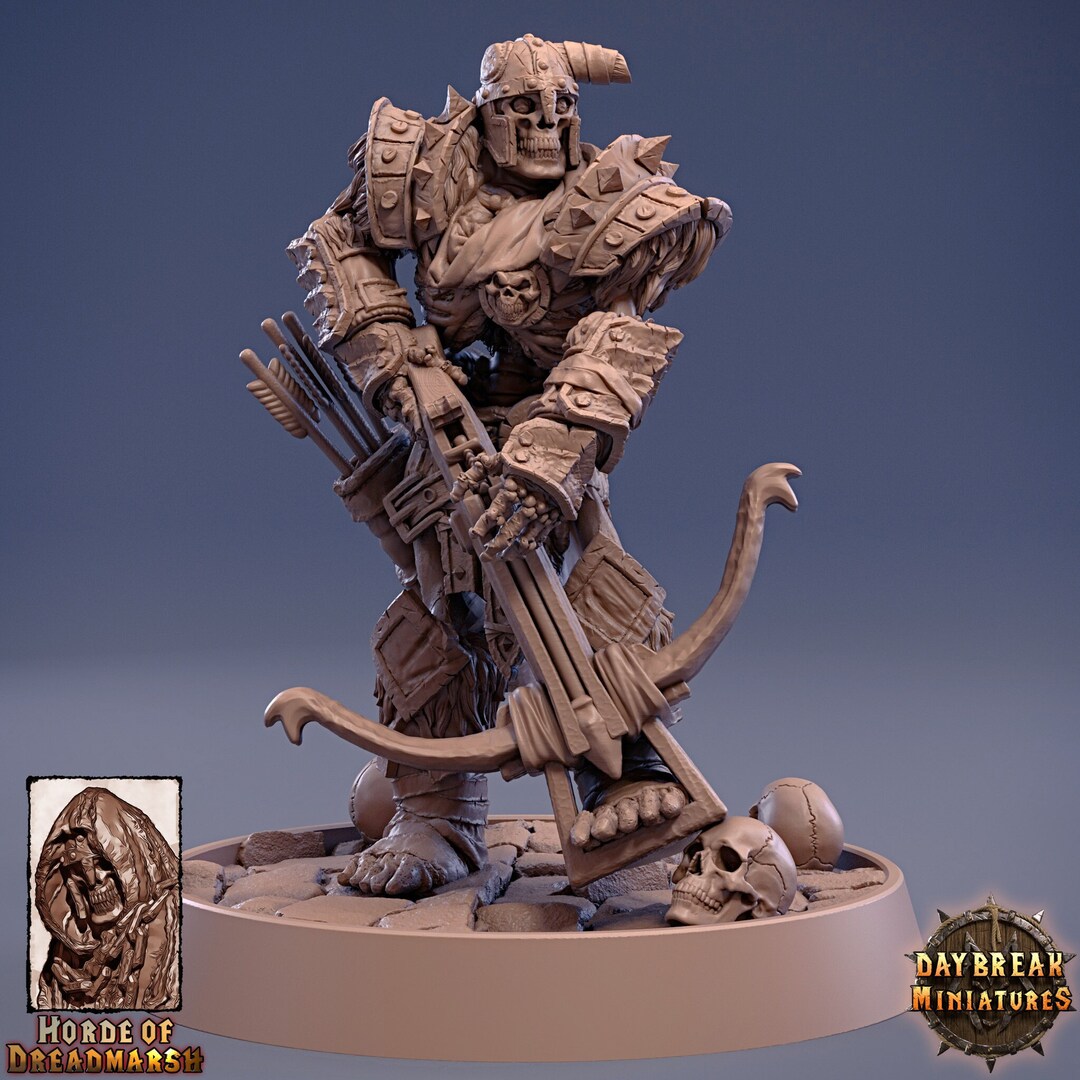 Skeleton Lord With Crossbow | Undead | Dnd| 5 Sizes /scales ...