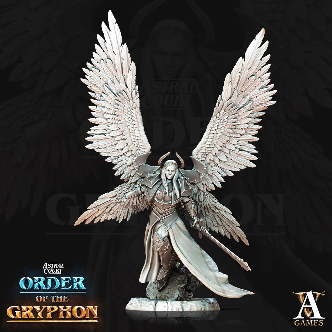 Female Celestial Angel, Solar, Deva | 28mm, 32mm,54mm, 75mm, 100mm ...