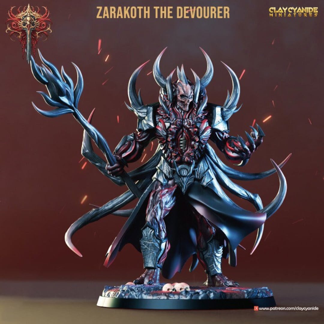 Demon Lord, Arch Devil, Fiend | 28mm, 32mm,54mm75mm, 100mm Scales ...