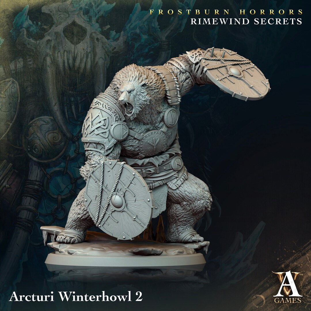 Frostburn Bear Vanguard | Archvillain Games | Dnd RPG Role Playing Game ...