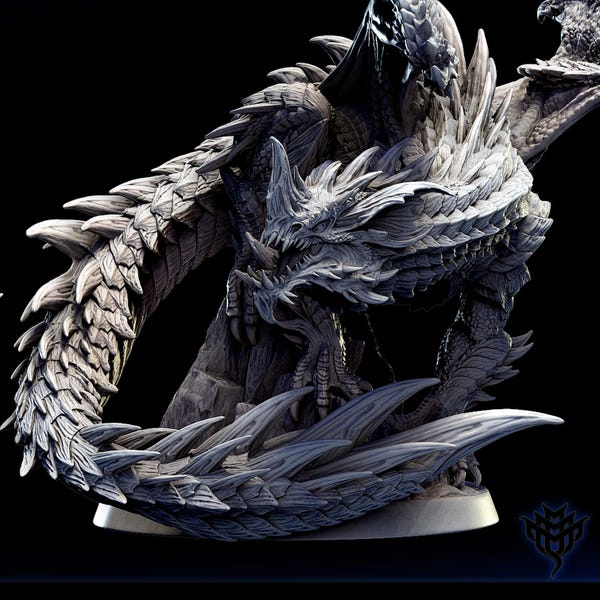 Crimson Colossal Blue Dragon - Etsy Canada