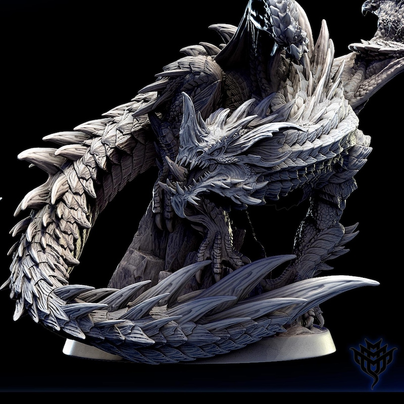 Crimson Colossal Blue Dragon - Etsy Canada