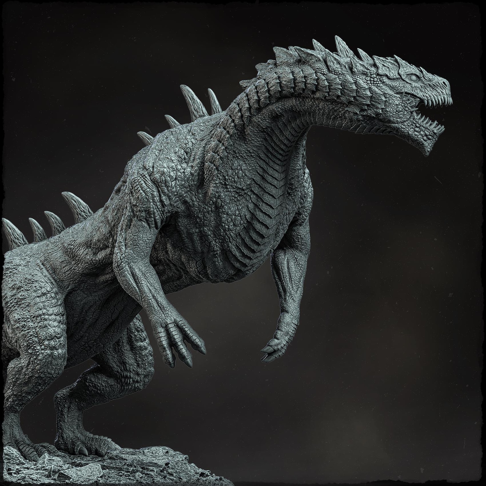 Swift Gargantuan Titan Lizard – Unpainted Resin Monster | 4 Sizes - Etsy