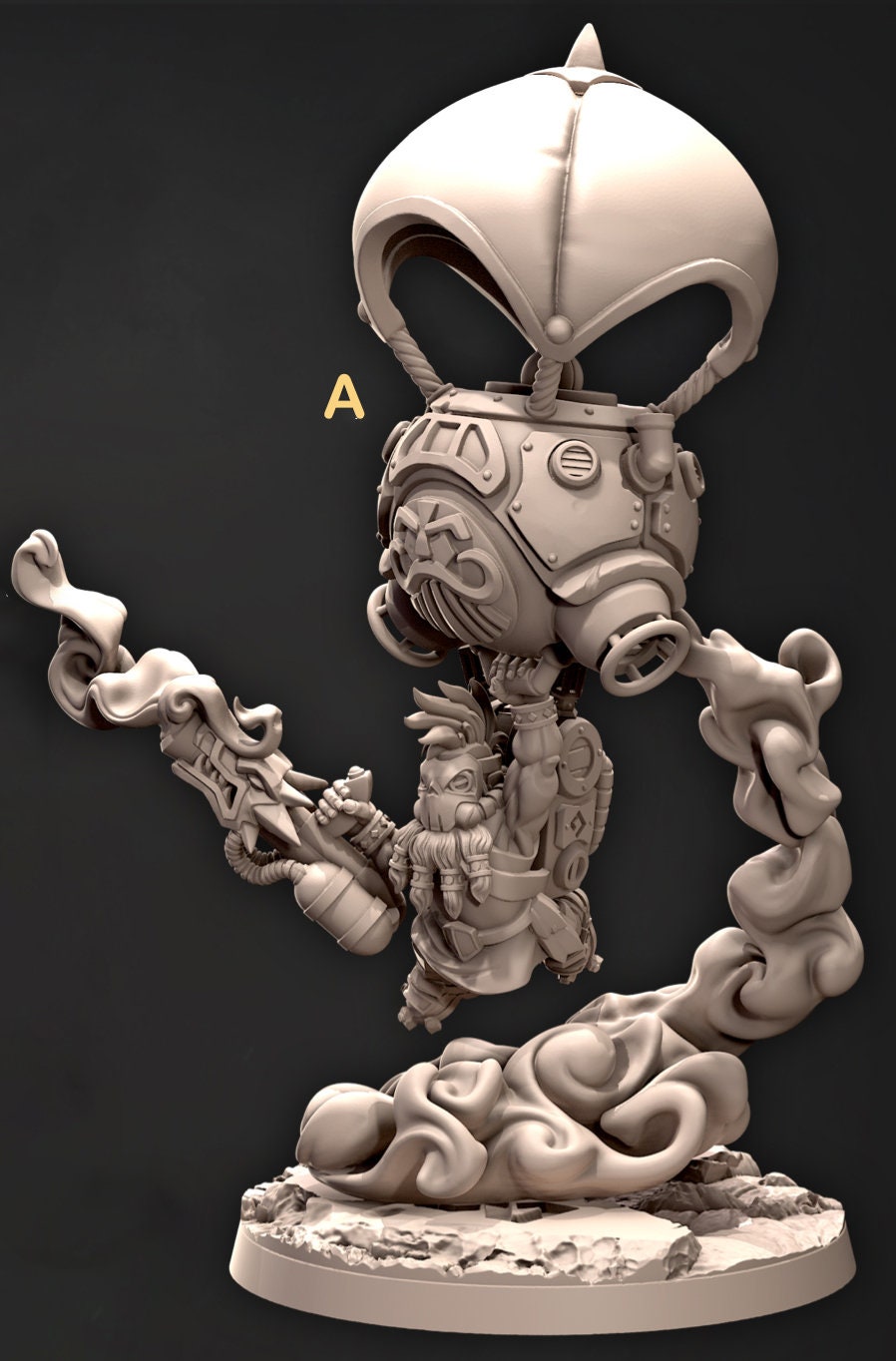 Dwarf Flying Artificer Engineer Miniatures |dungeons & Dragons ...