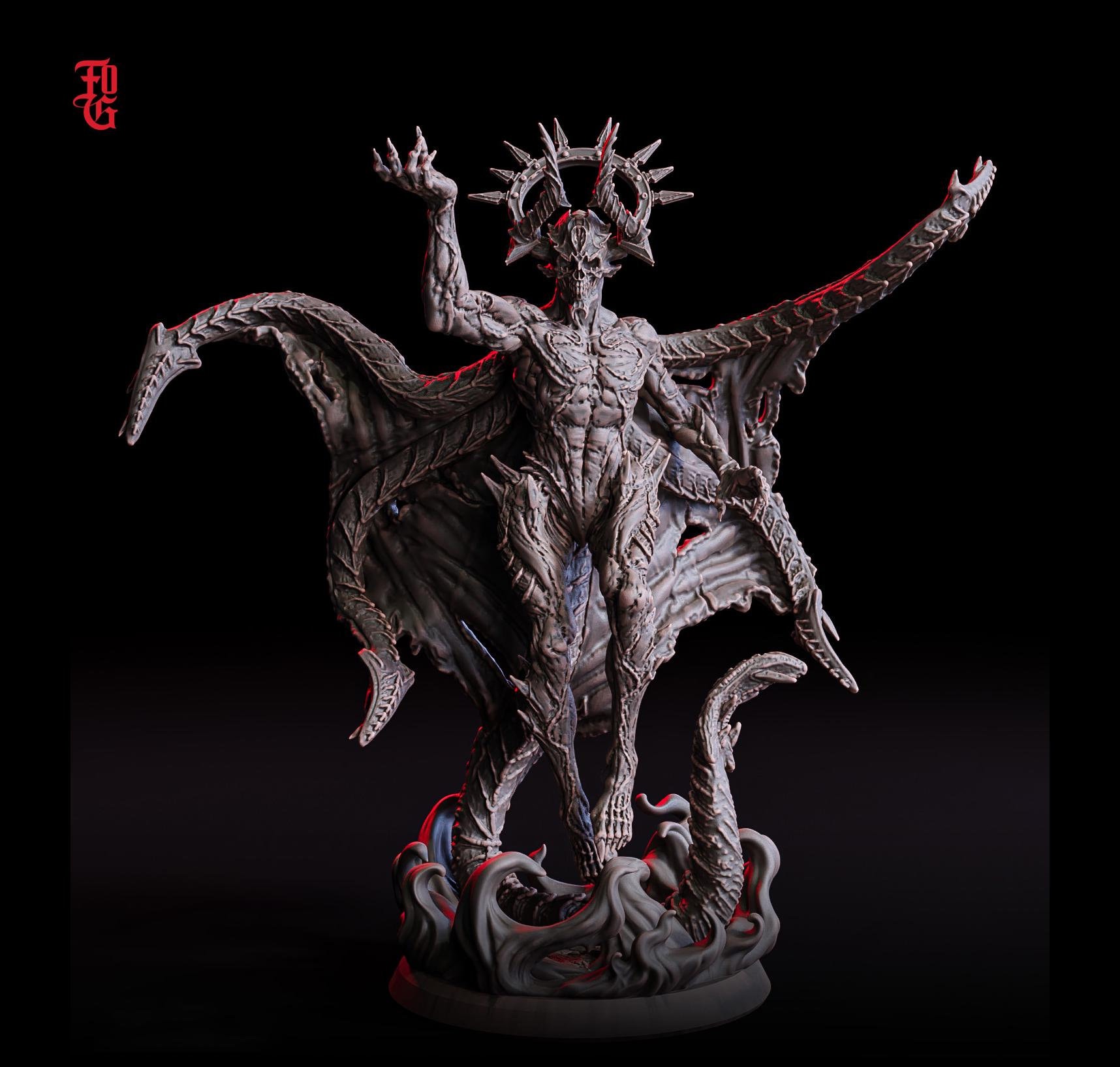 Cosmic Lich Miniature | Demon Lich Undead Boss | Dnd Pathfinder ...