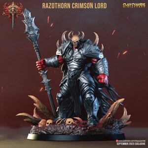 Demon Lord, Arch Devil, Fiend 28mm, 32mm,54mm75mm, 100mm Scales Demon ...