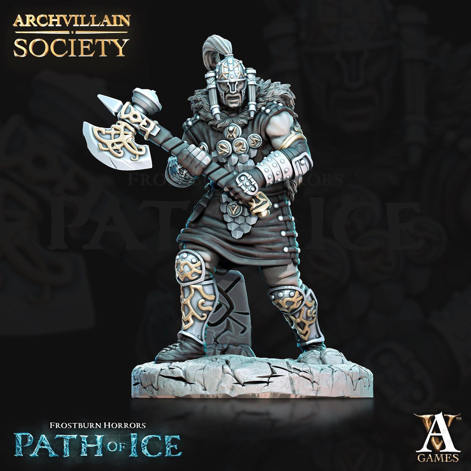 Human Male Fighter Barbarian Adventurer PC or NPC | 28mm, 32mm, 75mm ...