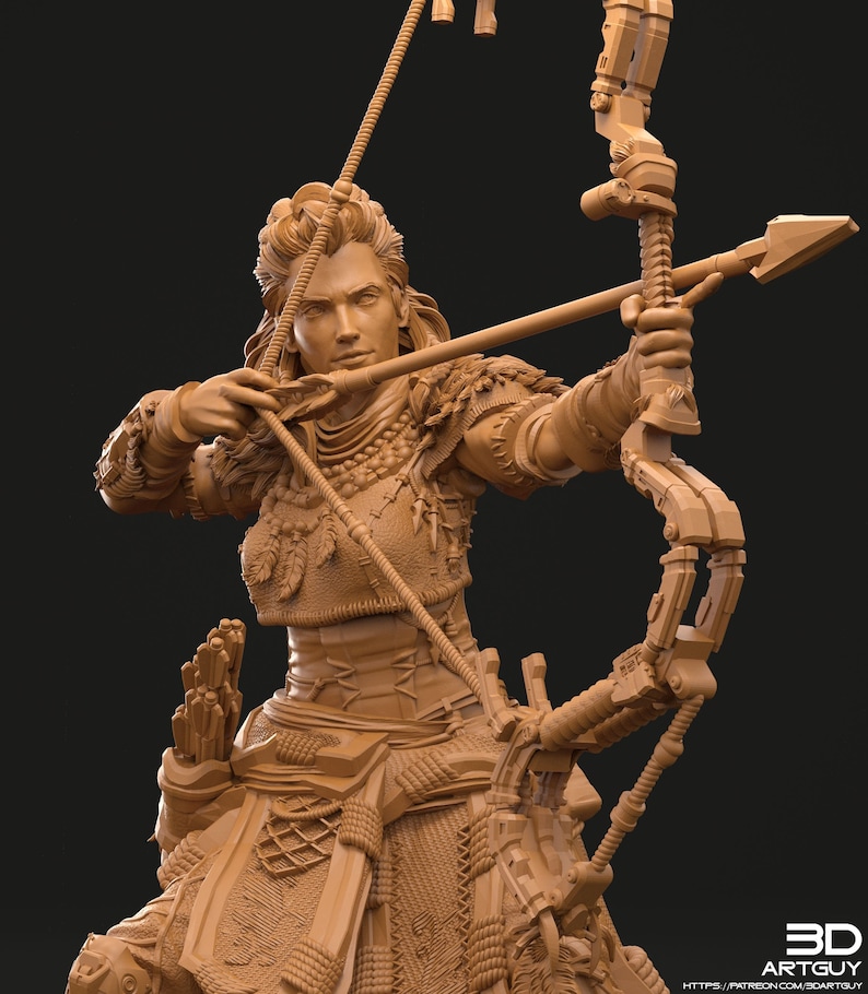 Pinup Female Human Fighter Ranger Archer PC NPC 50mm & 100mm - Etsy