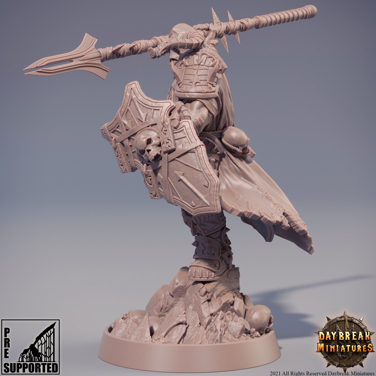 Evil Fighter Spear and Shield Blood Warriors 28mm 32mm - Etsy