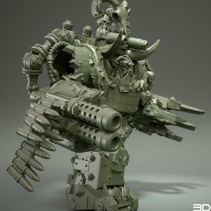 Mech Armored Orc Sci-fi Spelljammer 28mm, 32mm, 50mm,75mm,100mm ...