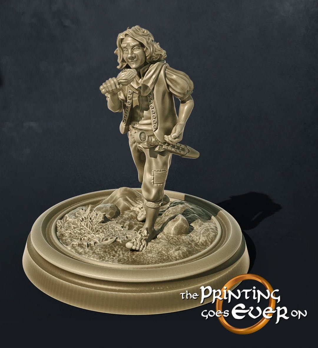Halfling Adventurer | Hobbit Mini| Resin Miniatures | Dungeons and ...
