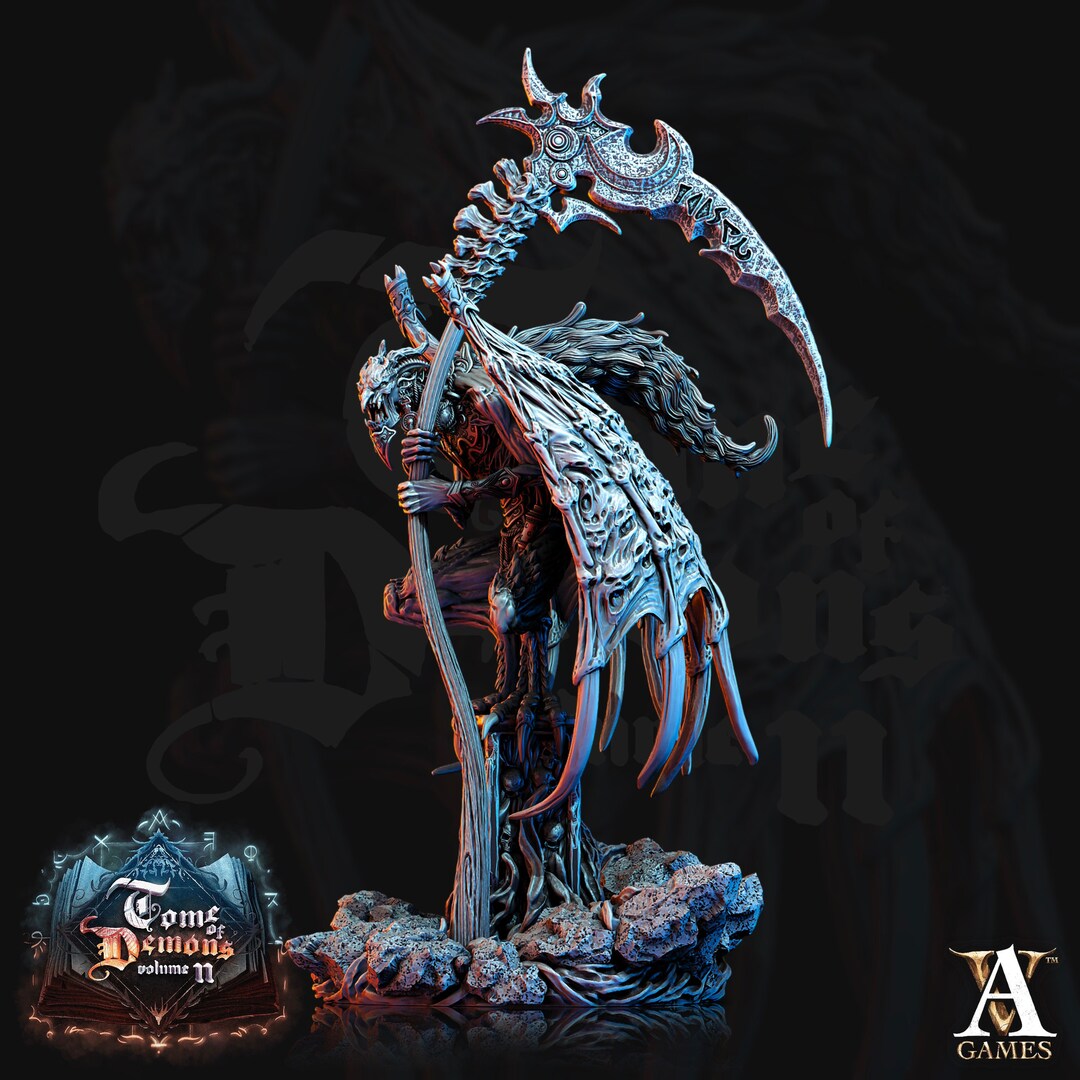 Tanar'ri Vrok Demon - Horned Devil | 80mm Tall | 28mm & 32mm, 75mm ...