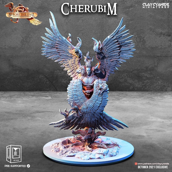 Cherubim Angel Celestial 28mm 32mm Scale Resin Miniature - Etsy