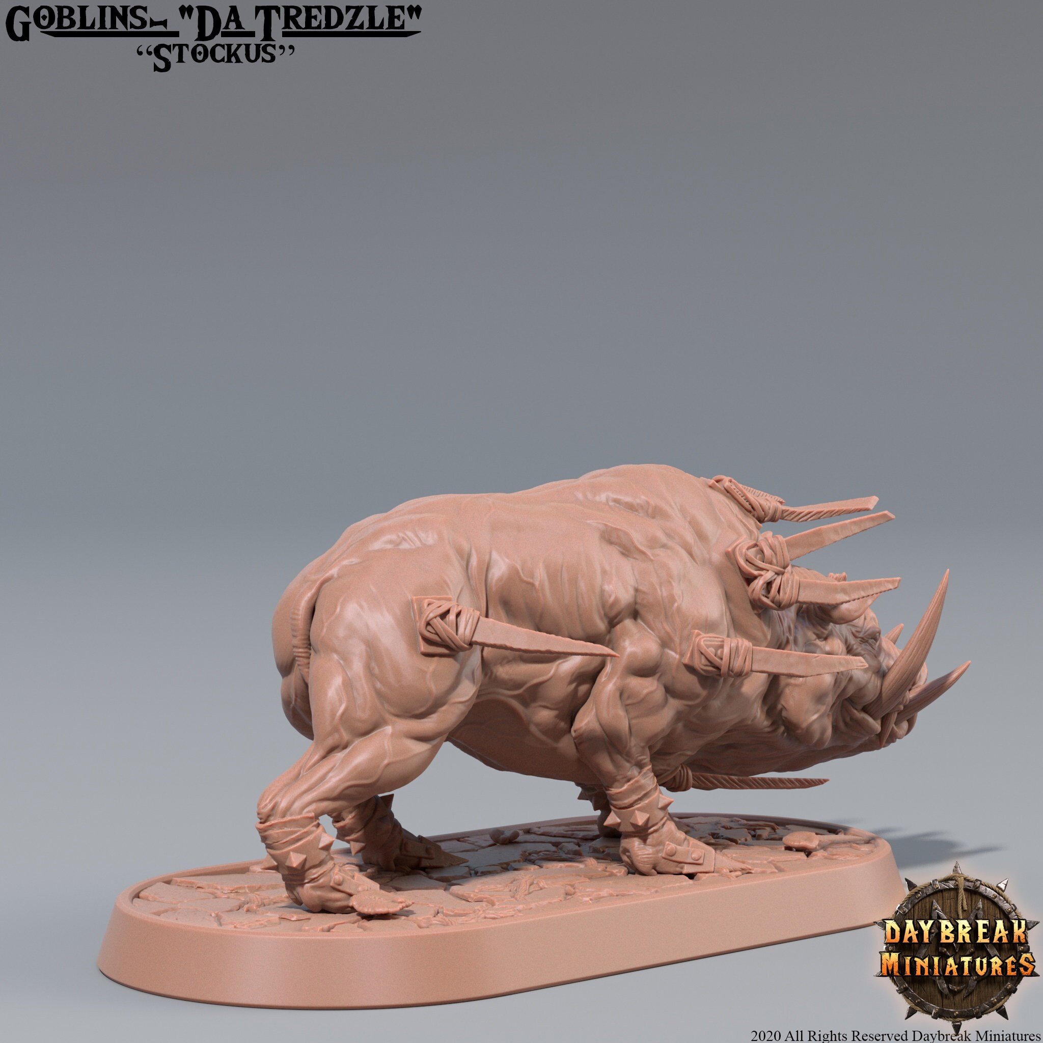 War Boar Dnd Miniatures Dungeons and Dragons 28mm 32mm - Etsy