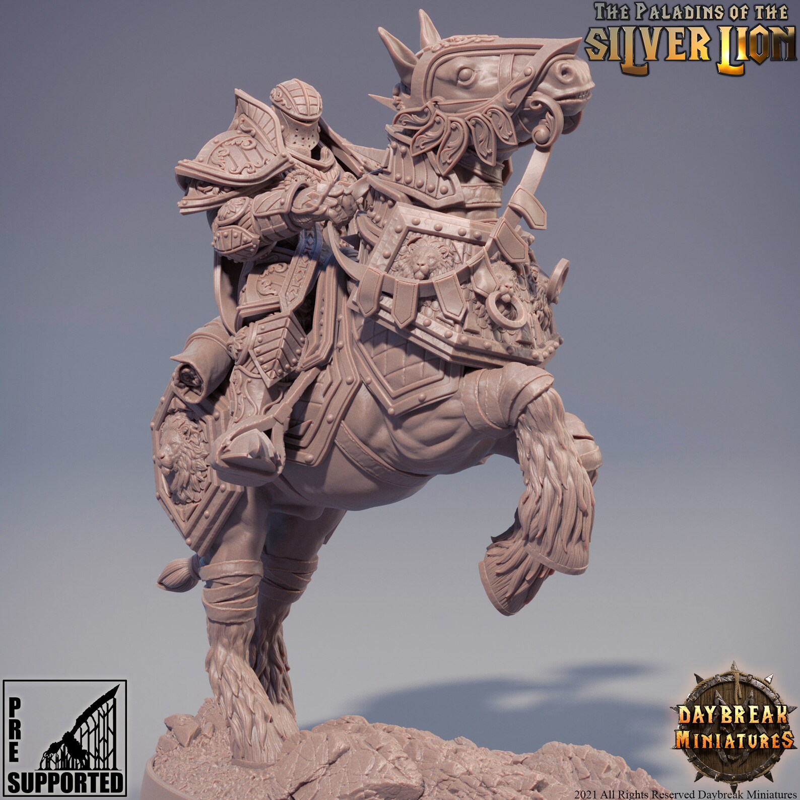 Paladin | Cavalier | Miniature | Heavy Armor | Dungeons and Dragons ...