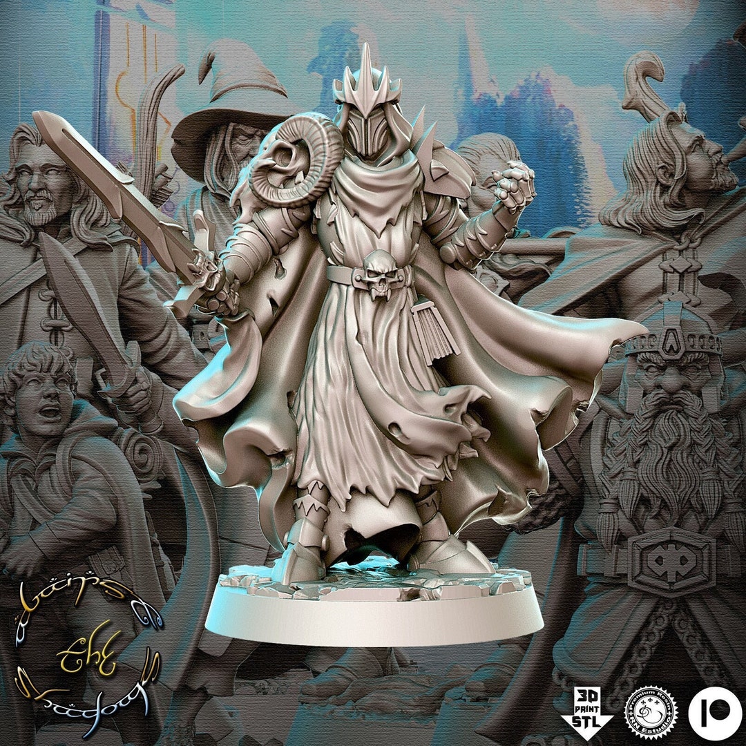 Death Knight Oathbreaker Paladin Warlock Hexblade 28mm 32mm 54mm 75mm ...