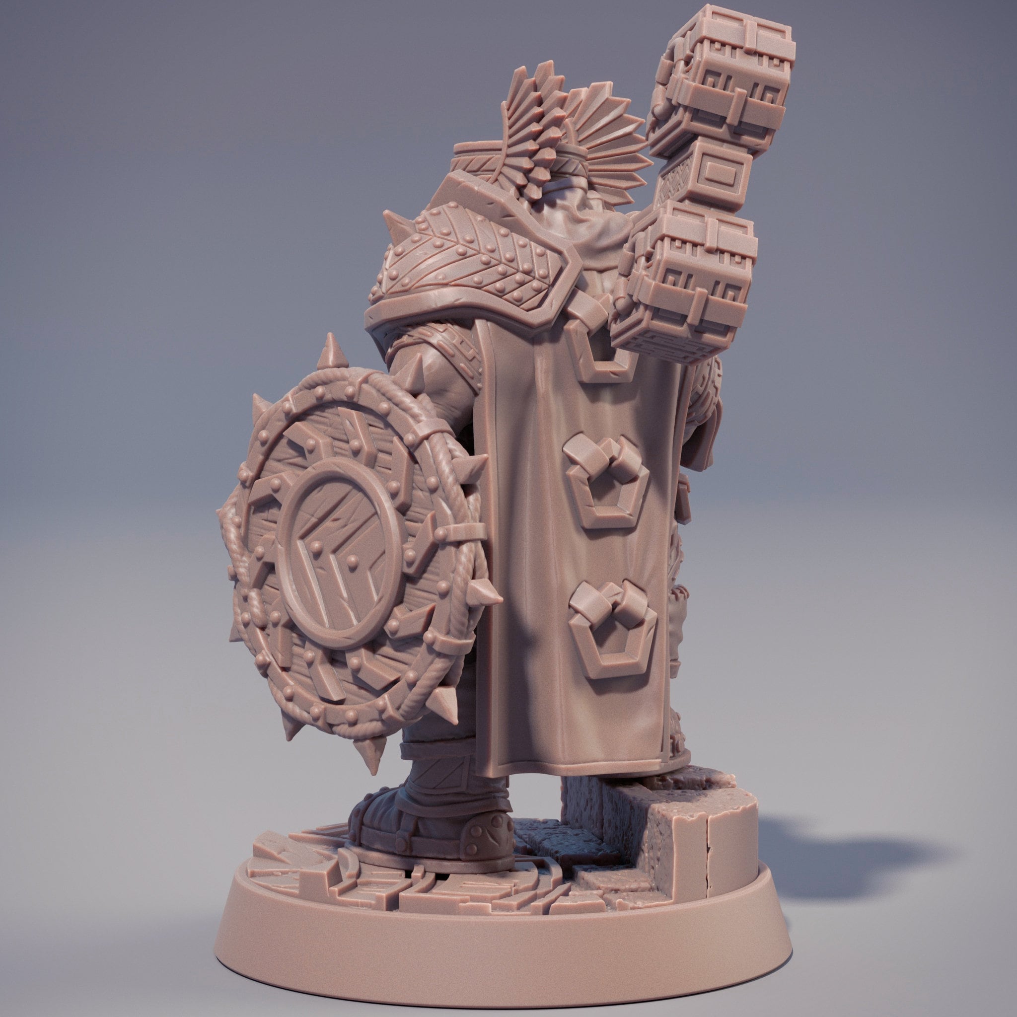 Dwarf Fighter | Dwarf | Hammer & Shield | Dungeons and Dragons | 5 ...