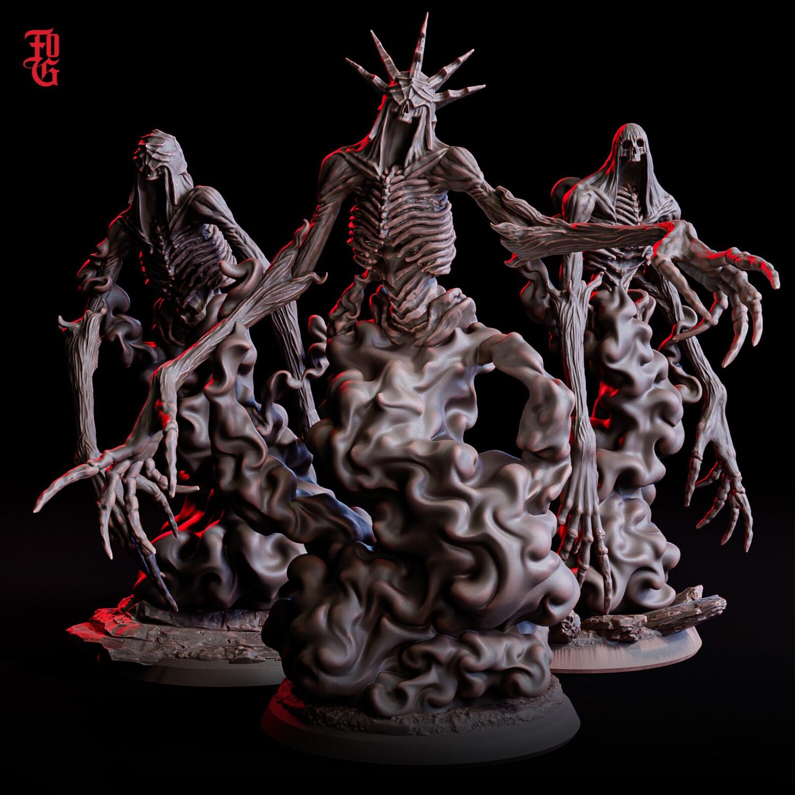 Wraith Miniature – Undead Spirit | 5 Sizes Resin - Etsy