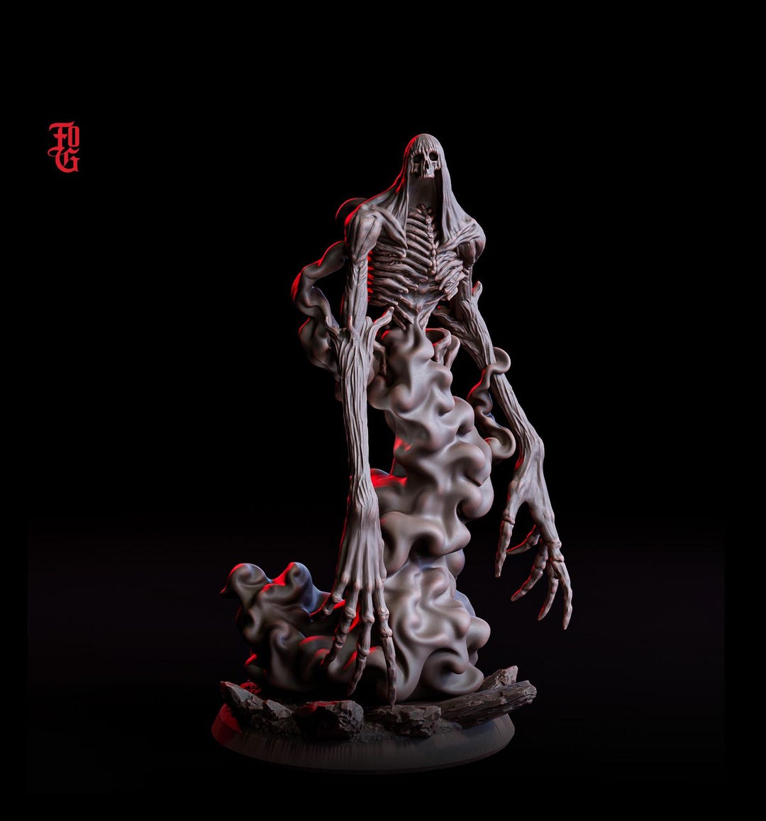 Wraith Miniature – Undead Spirit | 5 Sizes Resin - Etsy