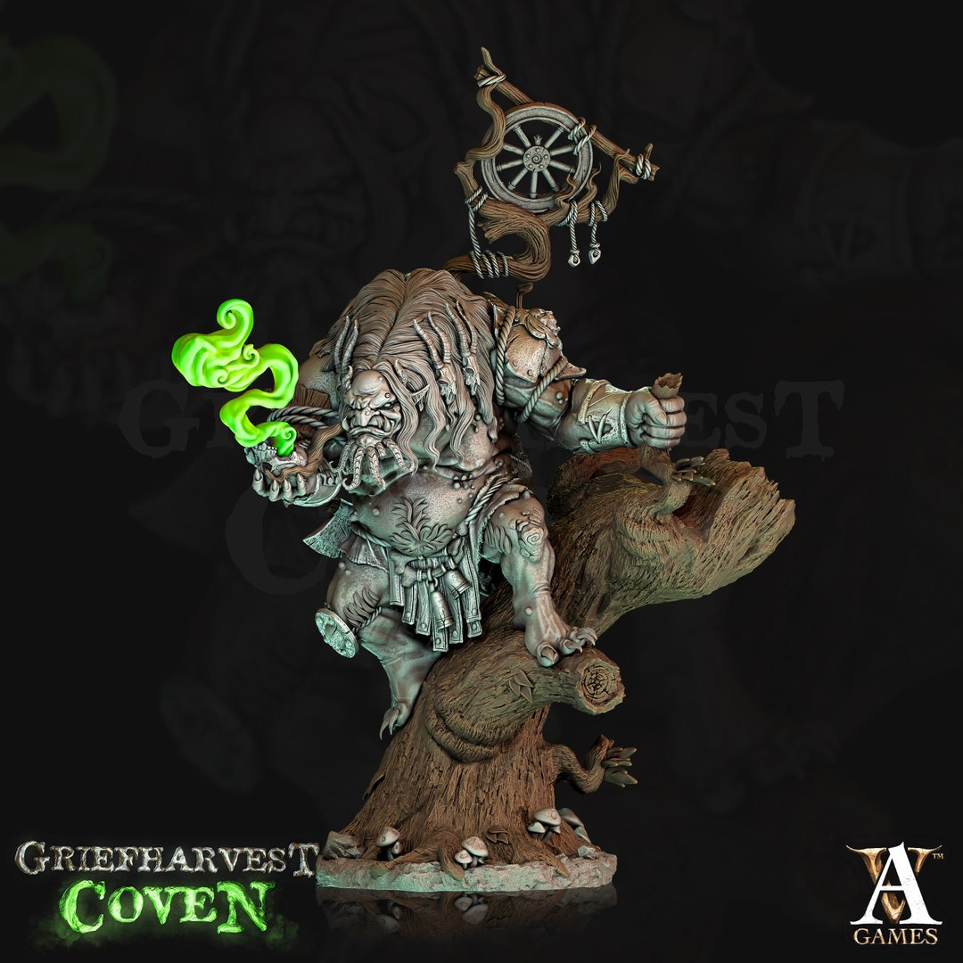 Bog Troll Giant Available in 28mm and 32mm Scale. 80mm Tall | Dnd 5e ...