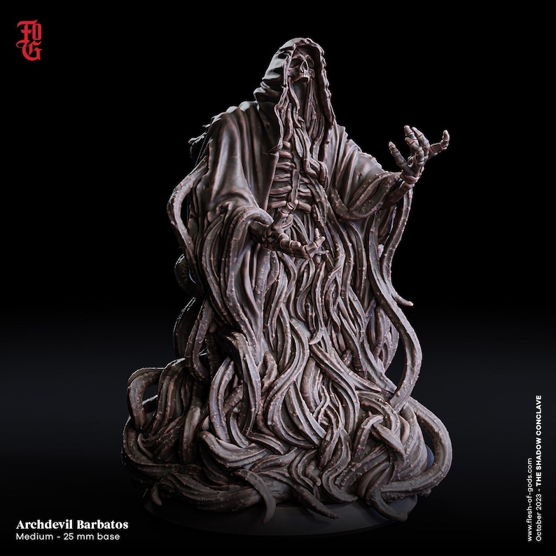 Devil Barbatos Undead Demon 28mm 32mm 54mm 75mm 100mm Scale D&D ...