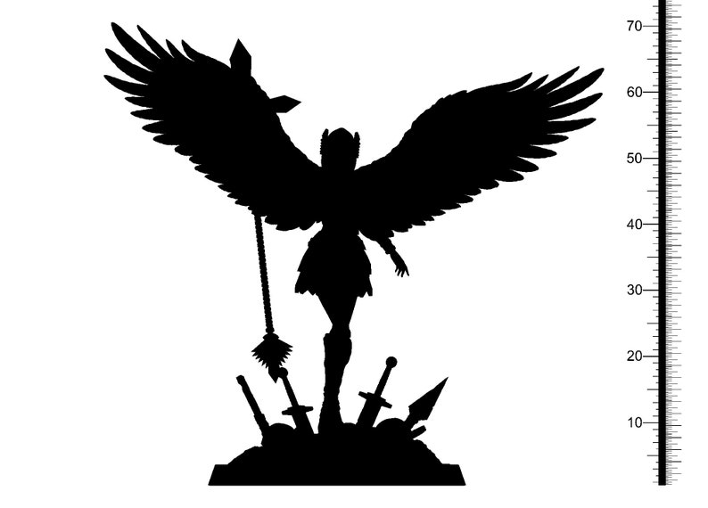 Female Valkyrie Angel Celestial Paladin of Vengeance 28mm - Etsy