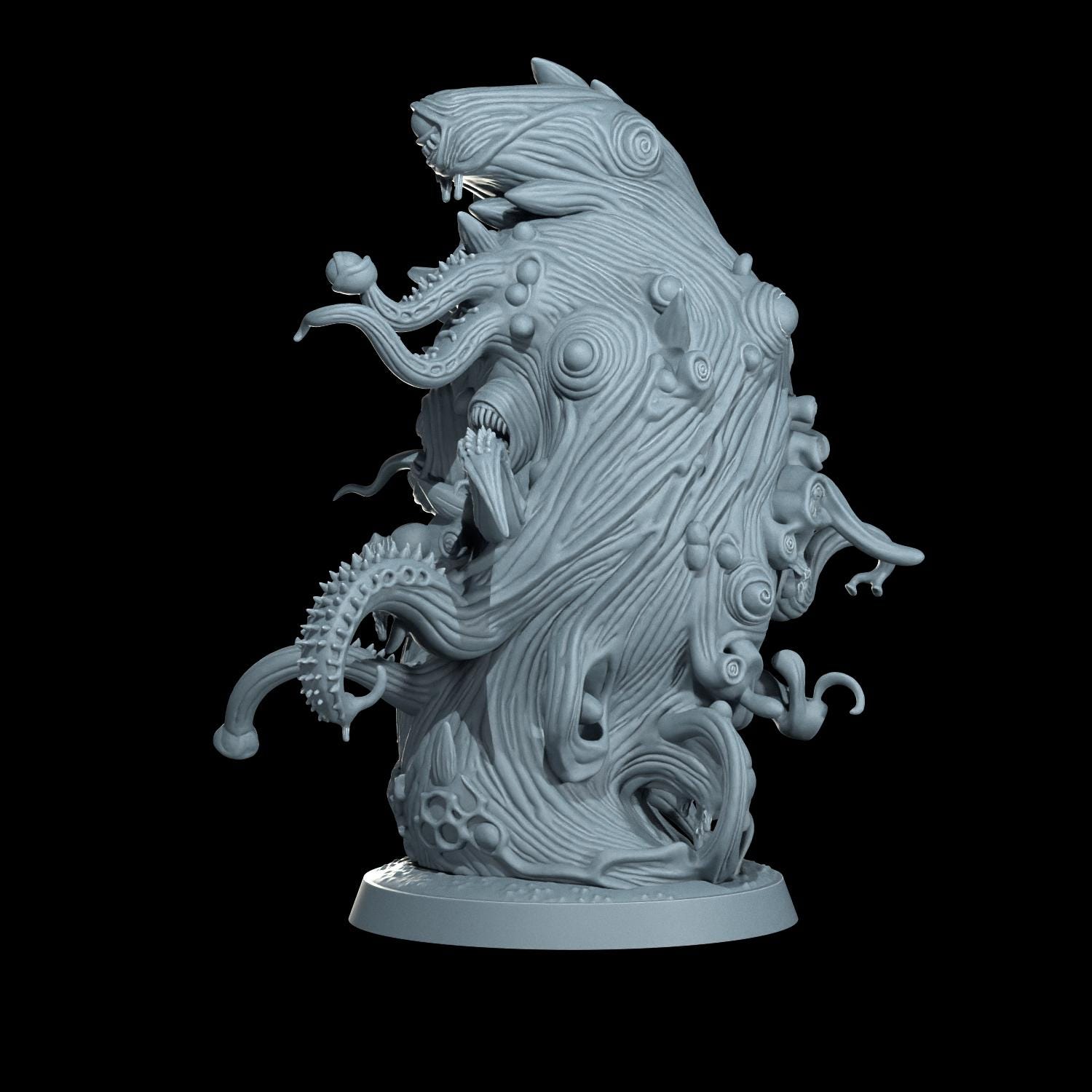 Eldritch Horror Miniature | Tentacle Maw | Unpainted Monster Miniature ...