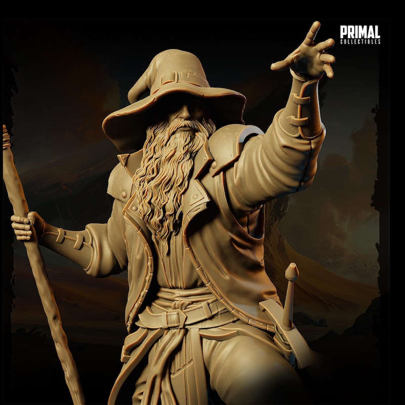 Human Male Wizard 28 Mm - Etsy