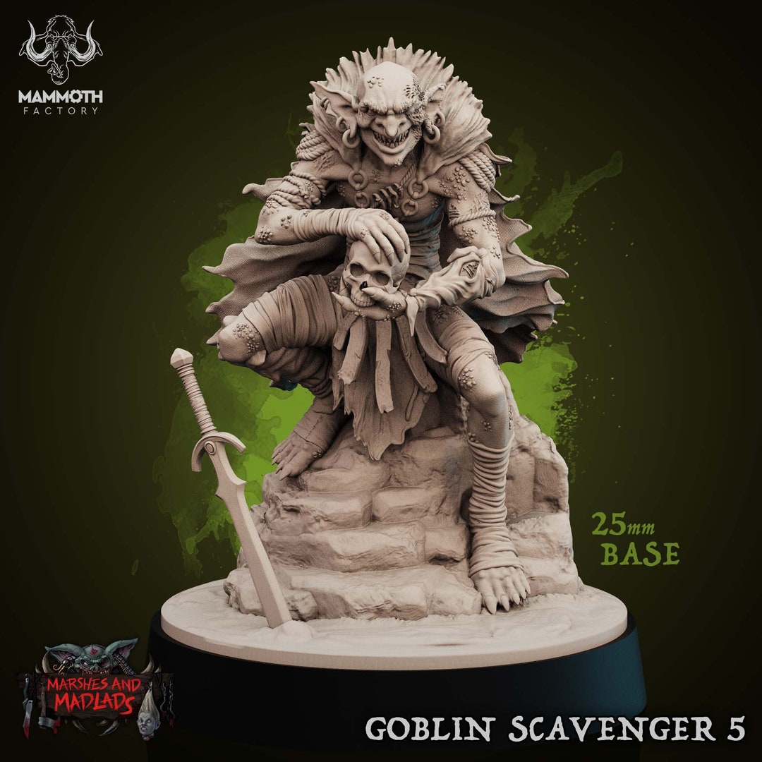 Goblin With Short Sword Scavenger | Dnd | 4 Sizes /scales | Pathfinder ...