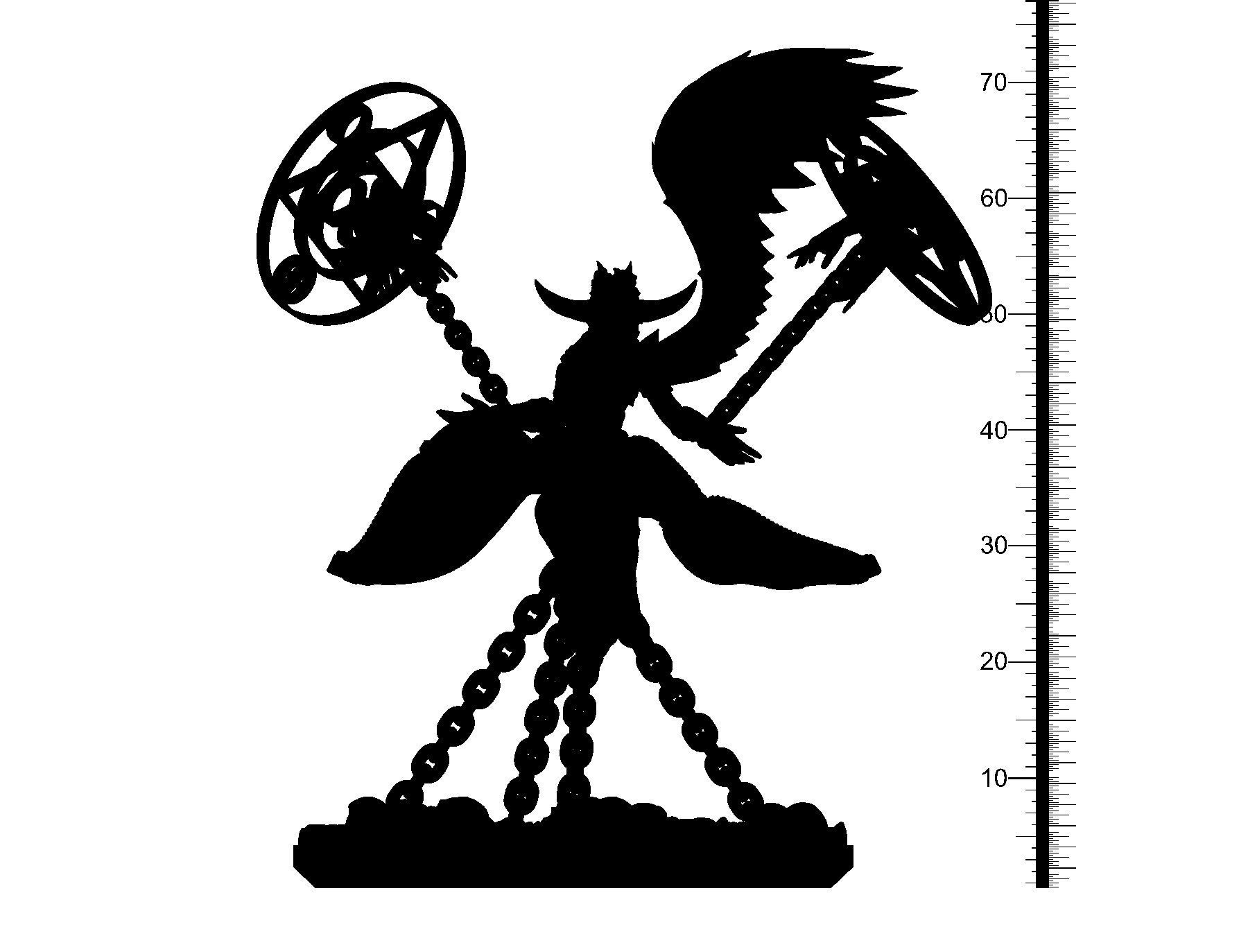 Asbeel Miniature – Dark Winged Angel | 5 Sizes Resin RPG Model - Etsy