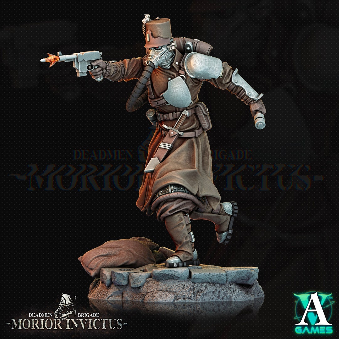 Sci-fi Miniature Light Infantry Army Veteran | 5 Sizes /scales | Resin ...