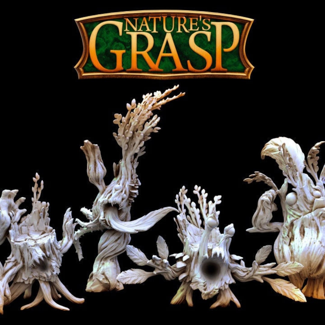 Tree Blight Stumps | Dungeons and Dragons Miniature Available: 28mm ...