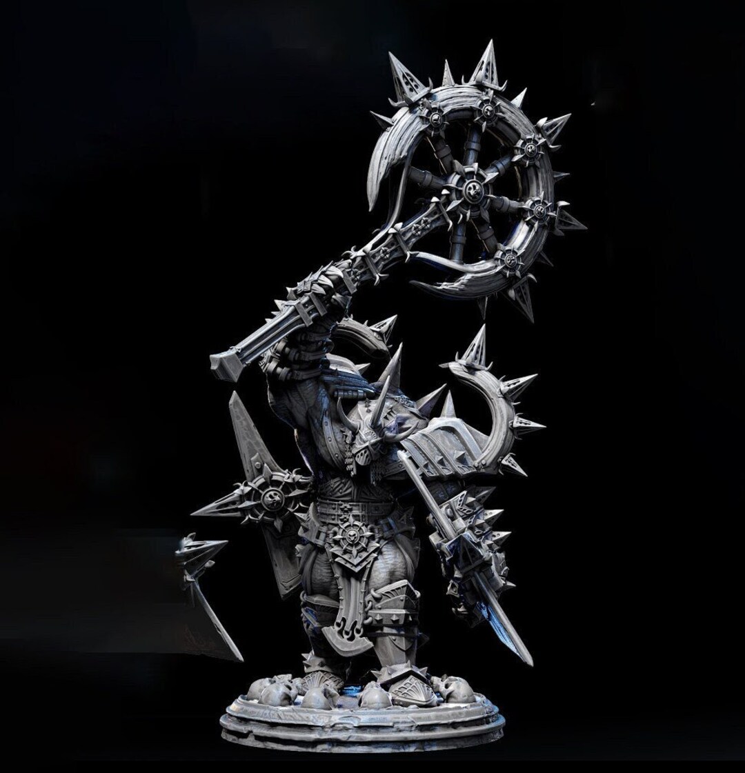 Fighter Barbarian Goliath Heavy Armor | 28mm,32mm,54mm, 75mm Scales ...