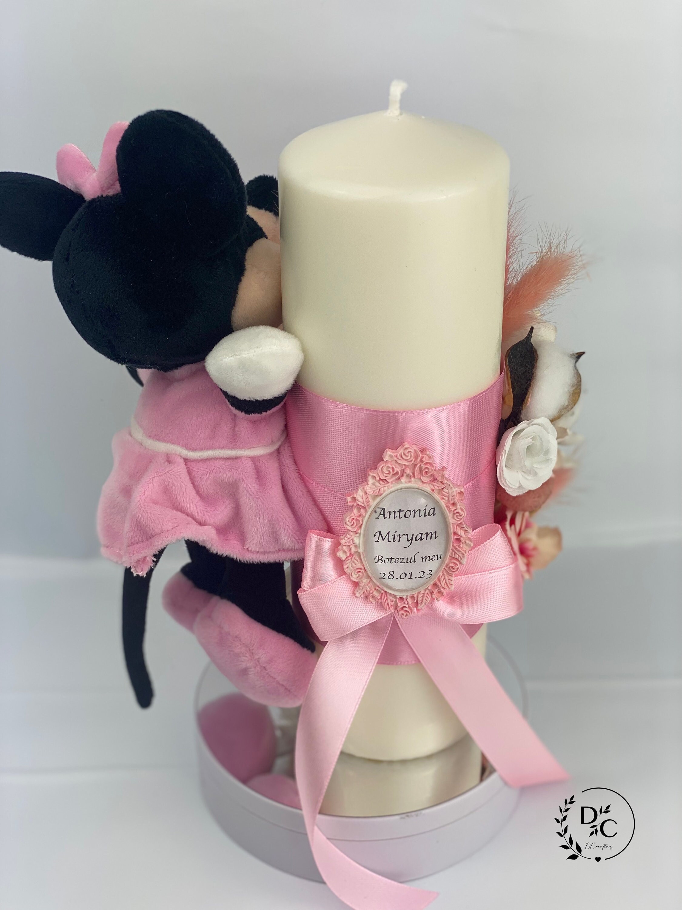 Baby Minnie Mouse Candle