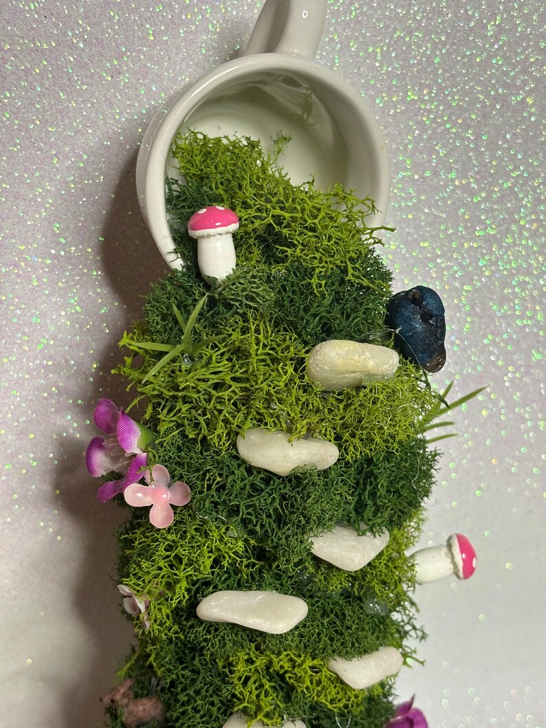 Handmade Floating Teacup Moss Garden - Etsy