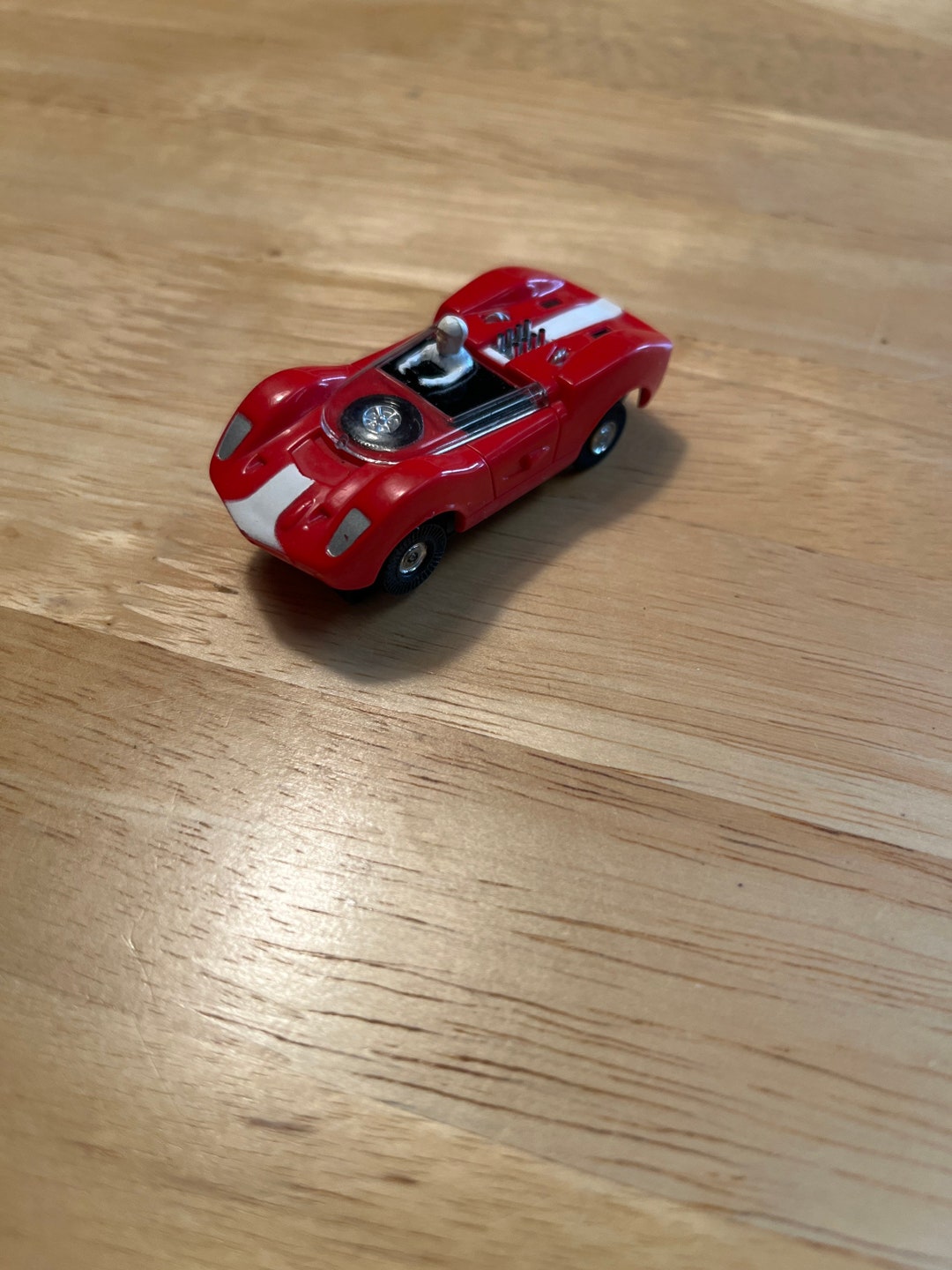 Aurora Thunder Jet 500 HO Slot Car Red With White Stripe Elva Mclearn ...