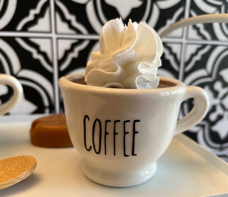 Mini Coffee Mug With Faux Whipped Cream/ Fake Drink/ Tiered - Etsy
