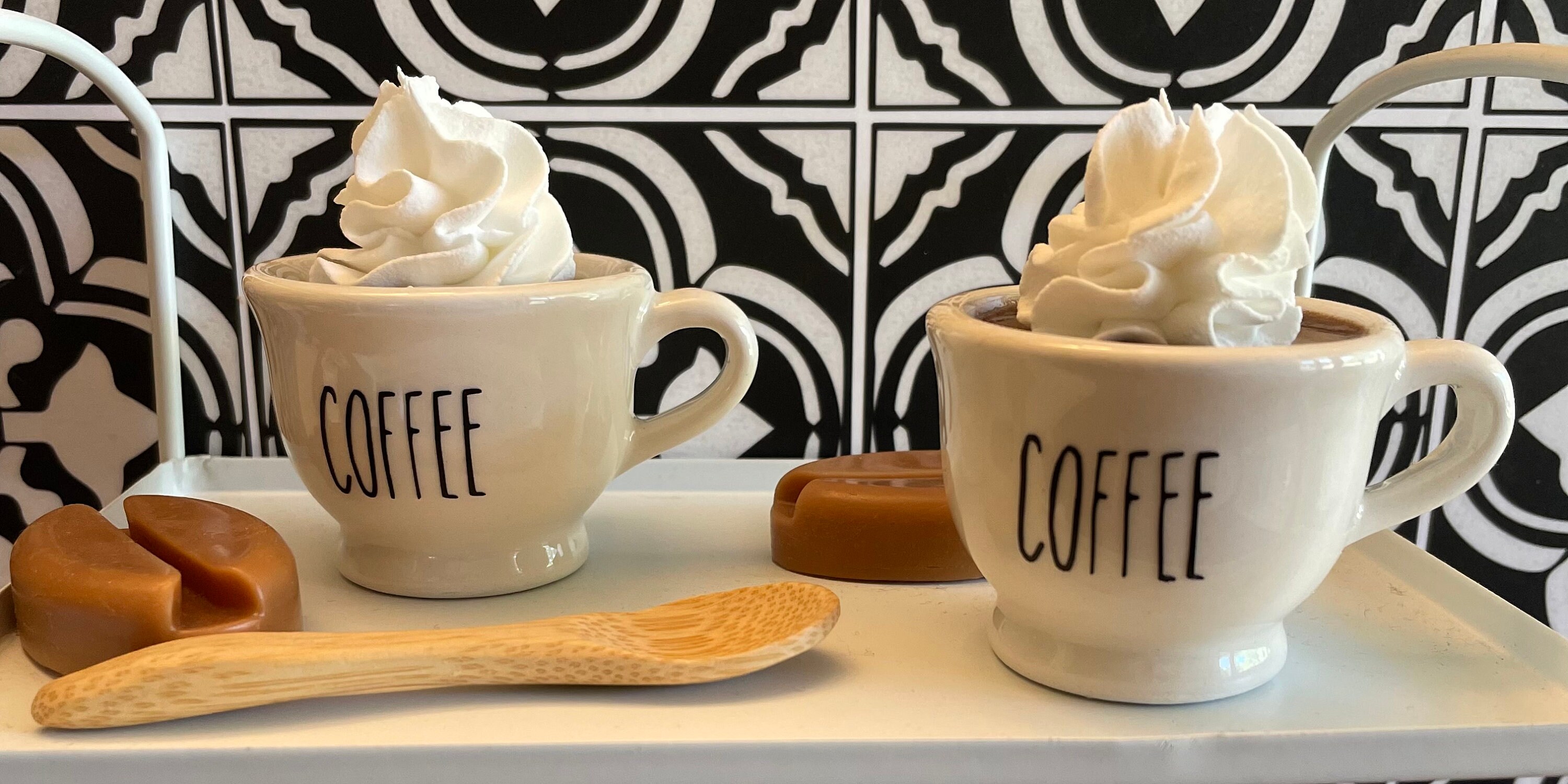 Mini Coffee Mug With Faux Whipped Cream/ Fake Drink/ Tiered - Etsy