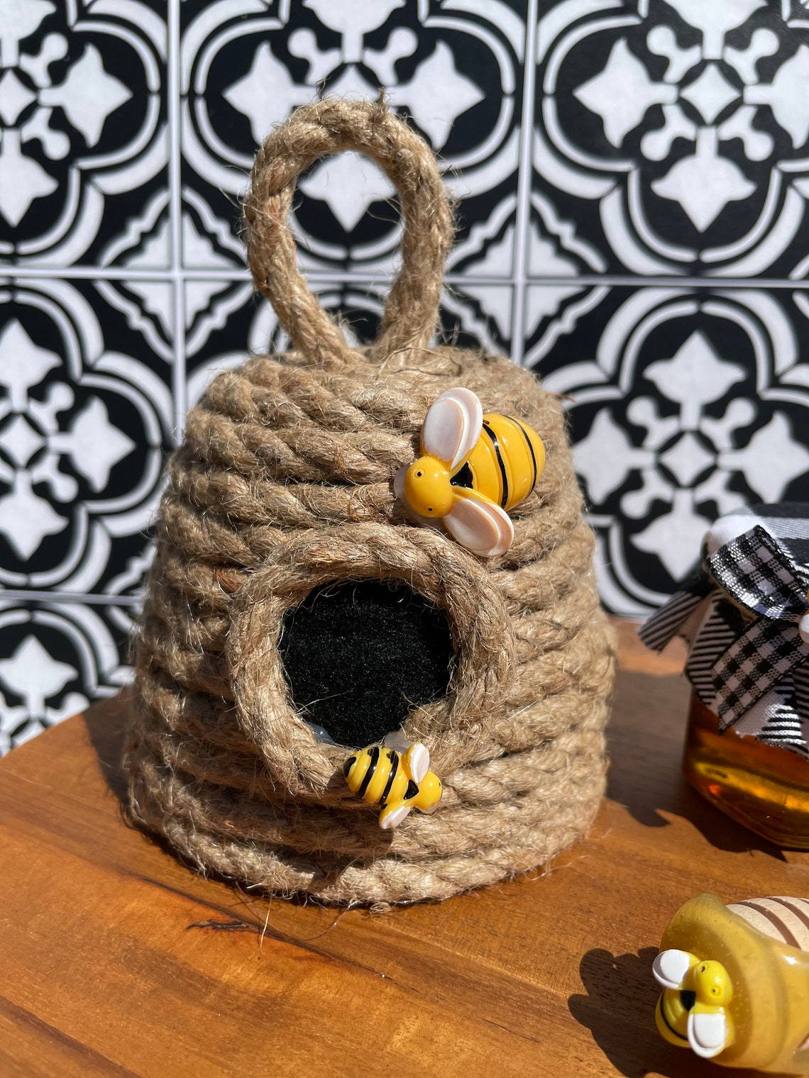 Bee Hive Bee Hive Decor Tiered Tray Decor Summer Decor Bee - Etsy