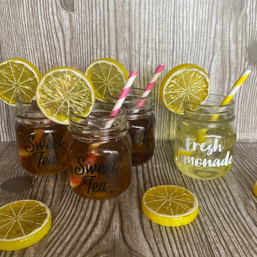 Faux Drinks/ Sweet Tea/ Mason Jar/ Tea/ Fake Sweet Tea/ Iced - Etsy