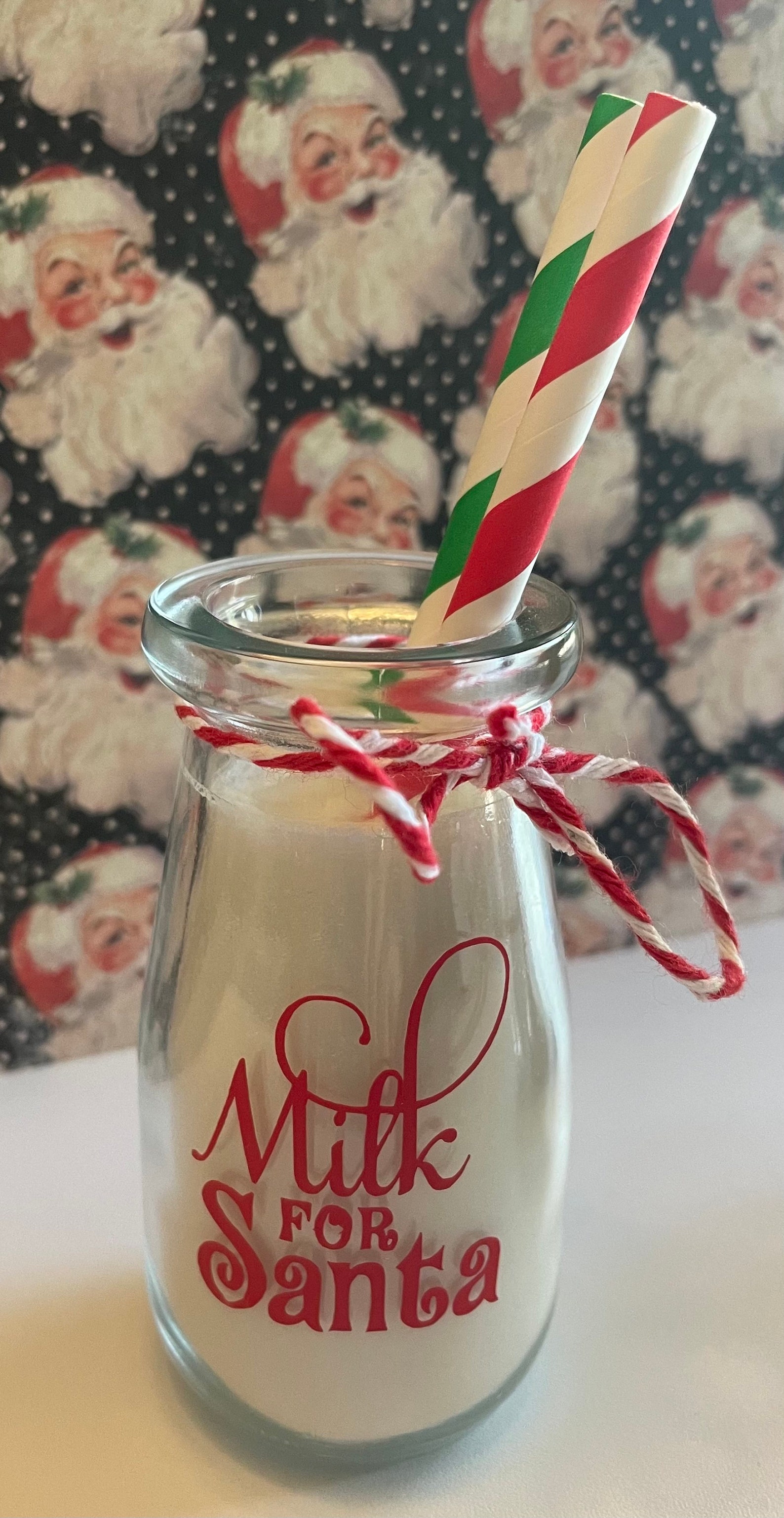 Santa Faux Milk Milk for Santa Tier Tray Decor Santa Decor - Etsy