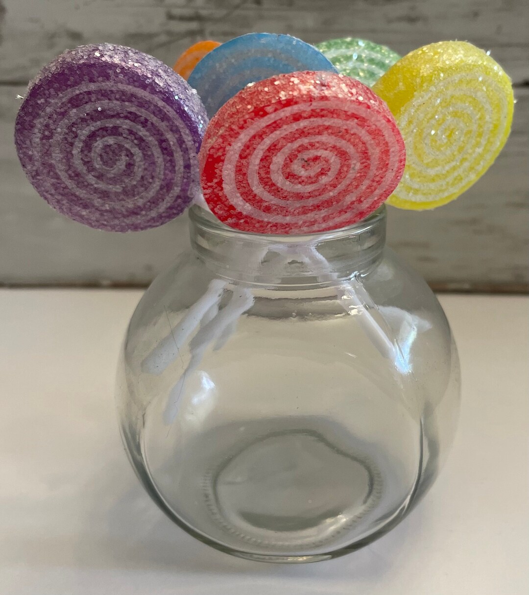 Fake Lollipops/ Faux Lollipops/ Christmas Decor/ Tiered Tray Decor ...