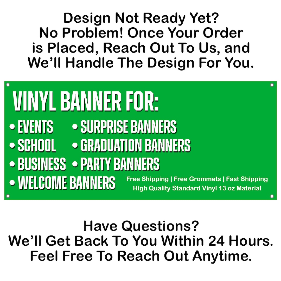 Full HD Color Custom Vinyl Banner Free Design Free Shipping 13 Oz Vinyl ...