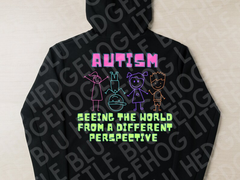 Autism Different Perspective PNG, Autism Awareness, Neon, Colorful ...