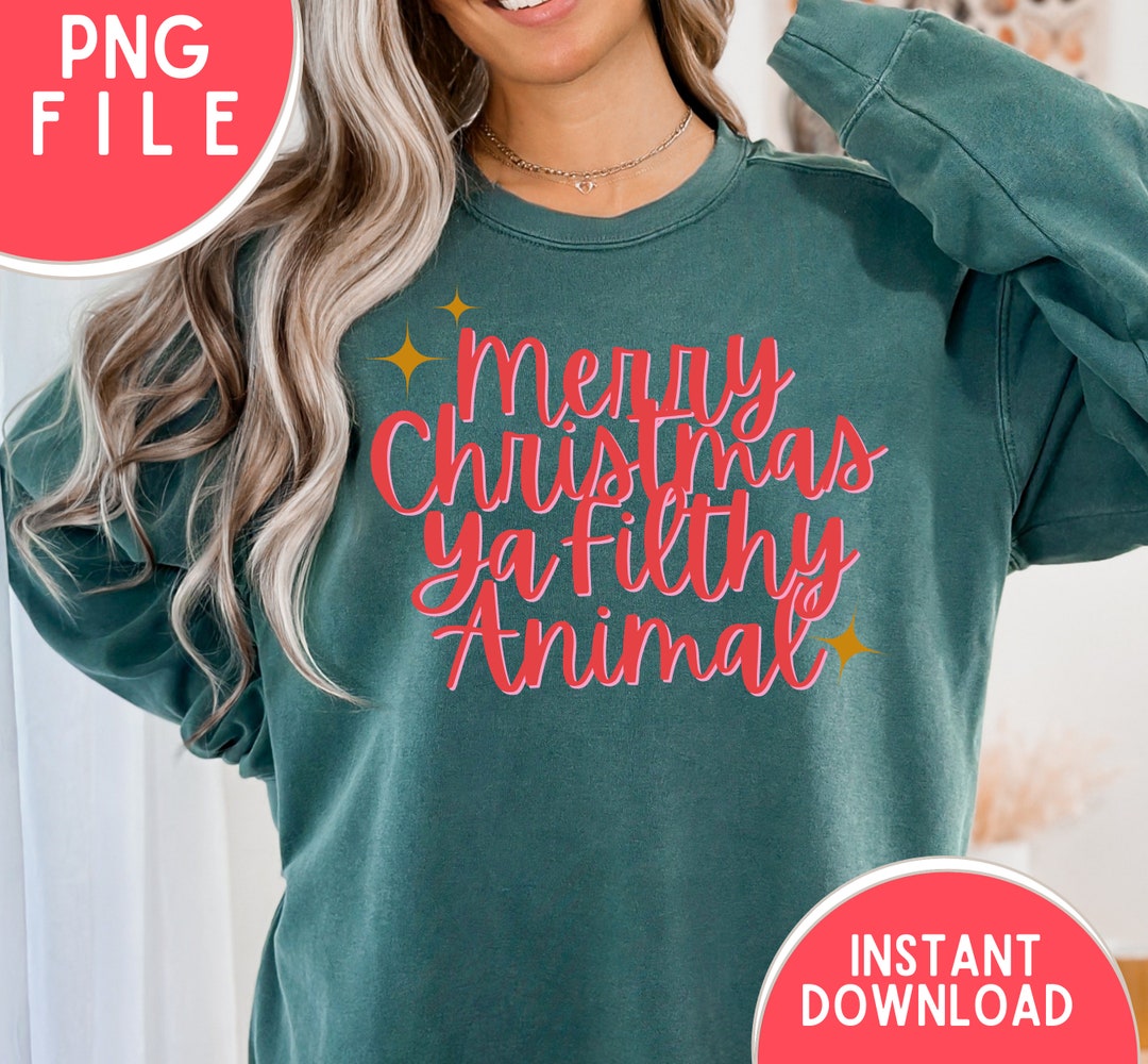 Merry Christmas Ya Filthy Animal PNG File: Home Alone Kevin (digital ...