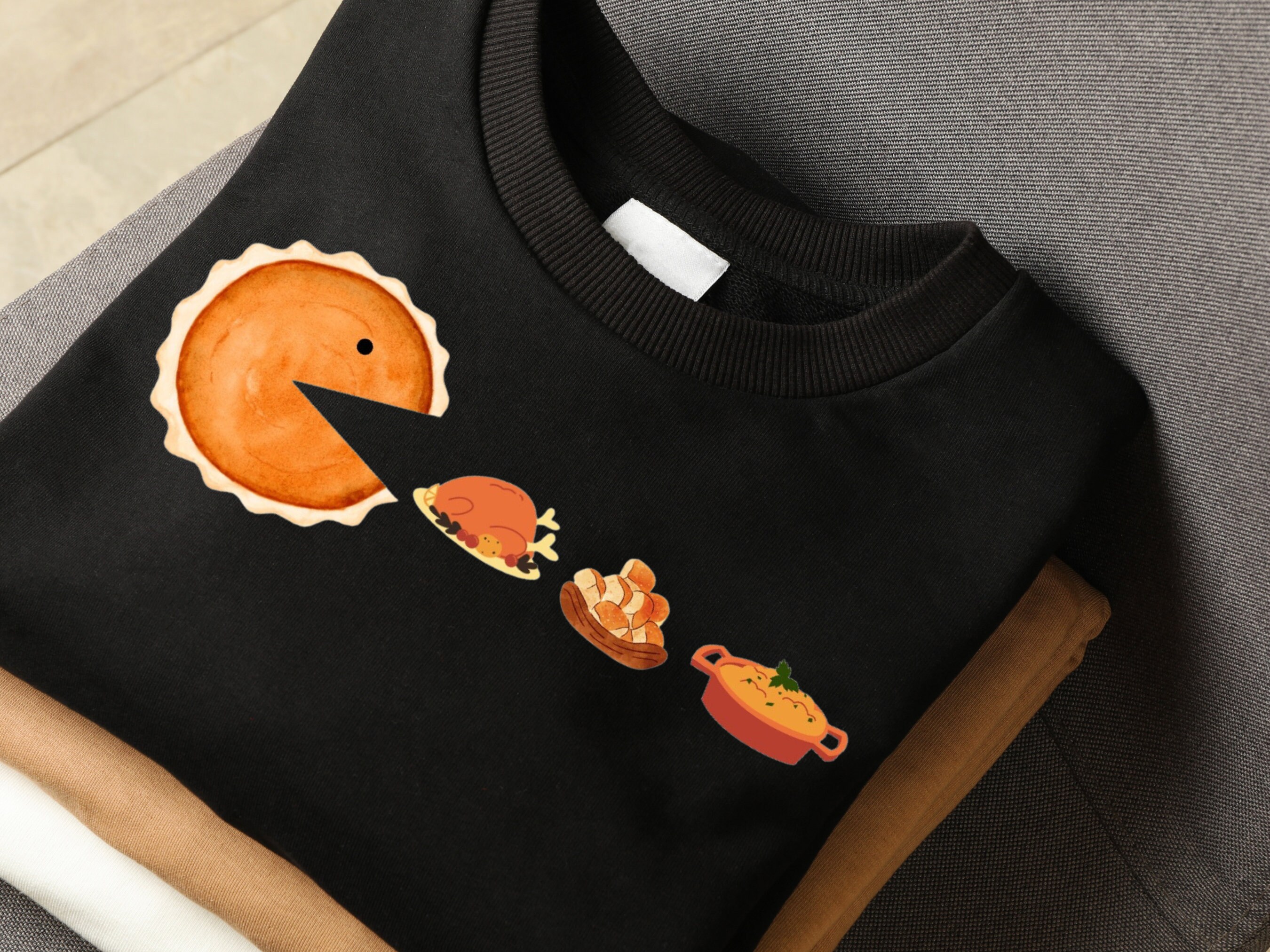 Pie Man PNG, Pac Man, Pumpkin Pie, Turkey, Rolls, Casserole, Food ...