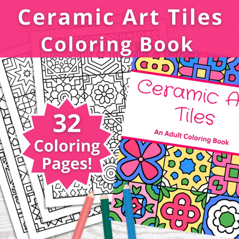 Ceramic Coloring Pages - Etsy