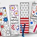 Fourth of July Coloring Bookmarks Printable Bookmarks to - Etsy